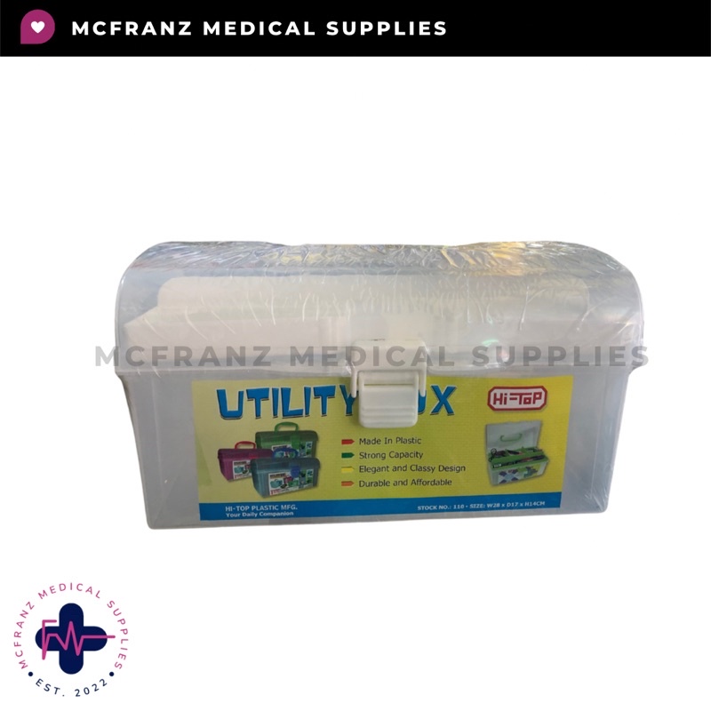 Hi-Top Tackle Box l Utility Box | Phlebotomy Kit Box (Colors depends on ...