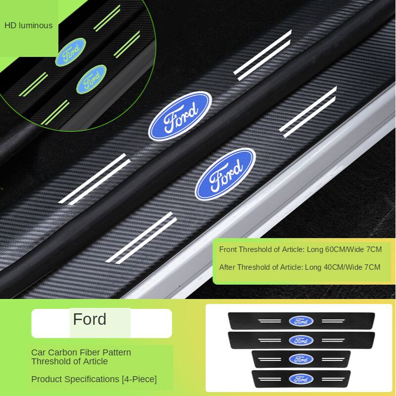 Ford Car Threshold Strip Glow in the Dark Ford Ranger T6 T7 Fiesta ...