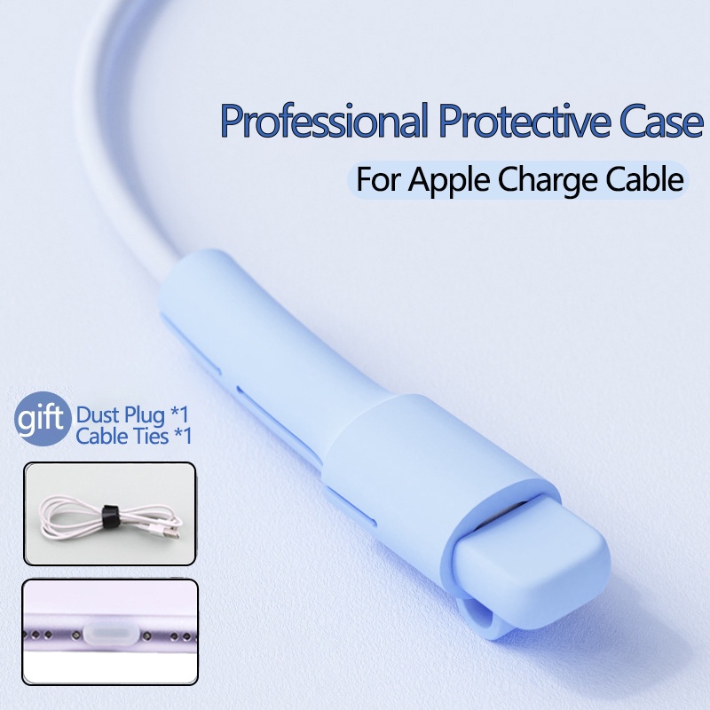 Silicone Charger Cable Protector For iPhone To USb Type C 20W Fast ...