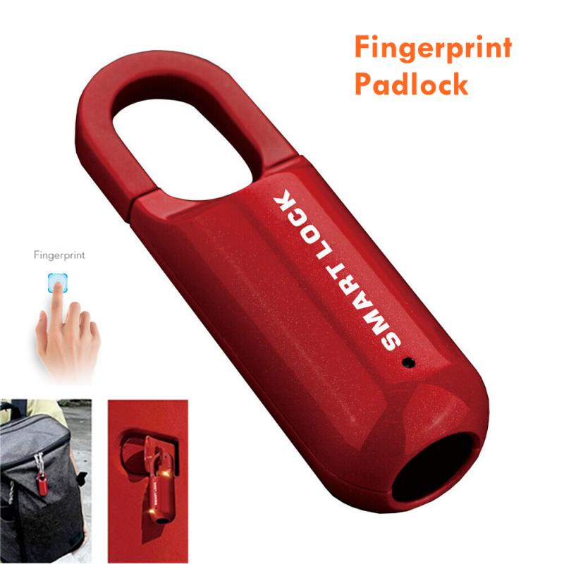 Mini Fingerprint Padlock Smart Touch Fingerprint Door Lock USB Keyless ...