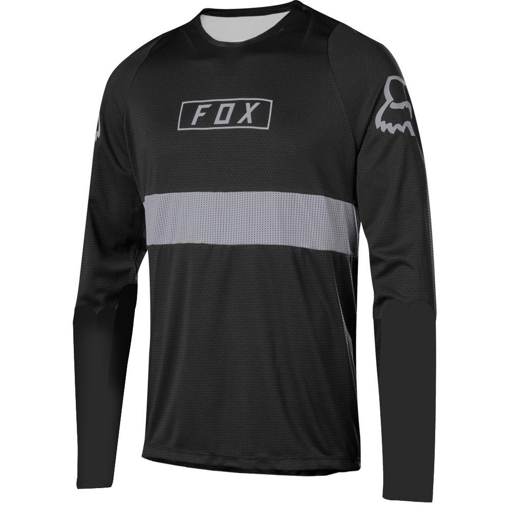 【COD】 In Stock 2022 New outdoor Black Men's Long Sleeve Quick Dry Fox ...