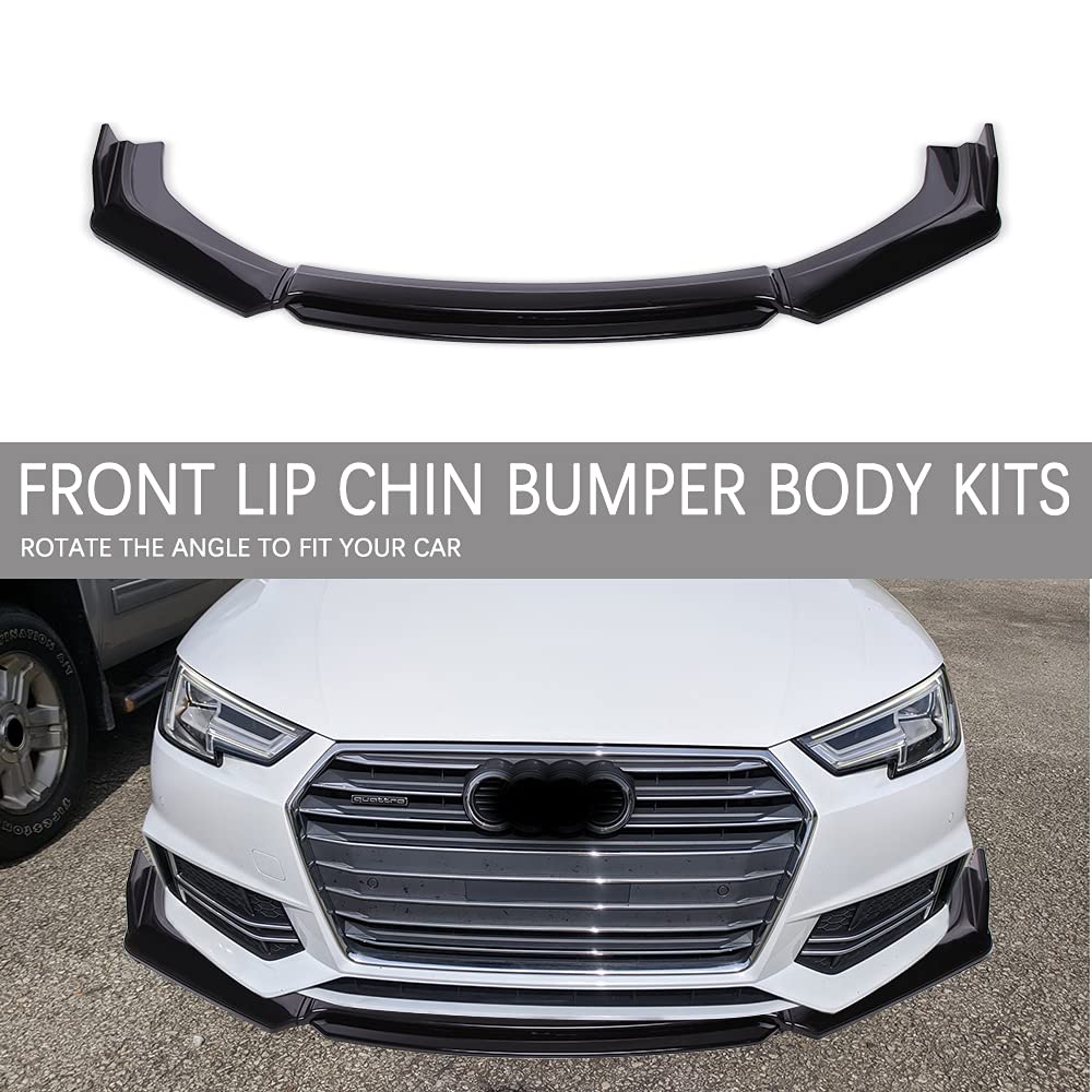 Bumper Lip Front UNIVERSAL NEW VERSION Spoiler Chin Body kit adjustable ...