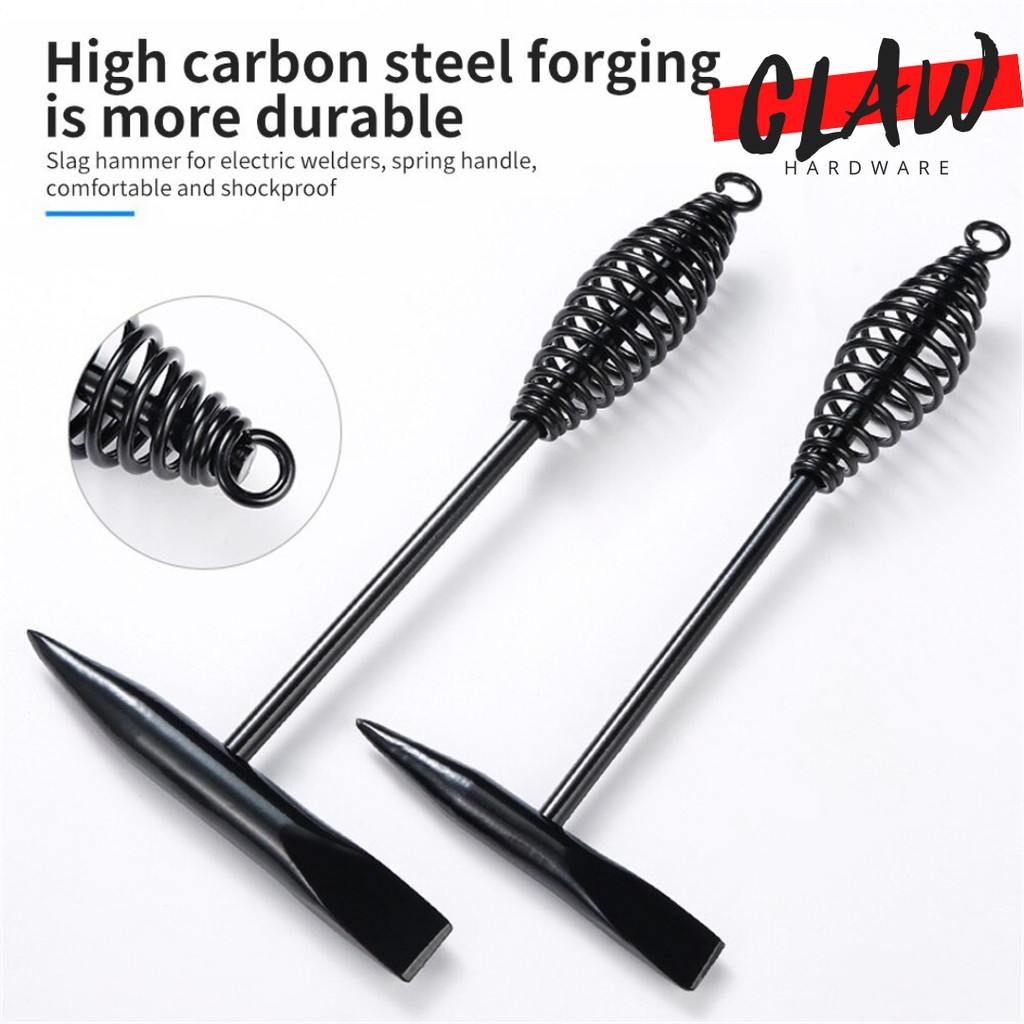 CLAW Spring handle welding hammer welding slag hammer | Shopee Philippines