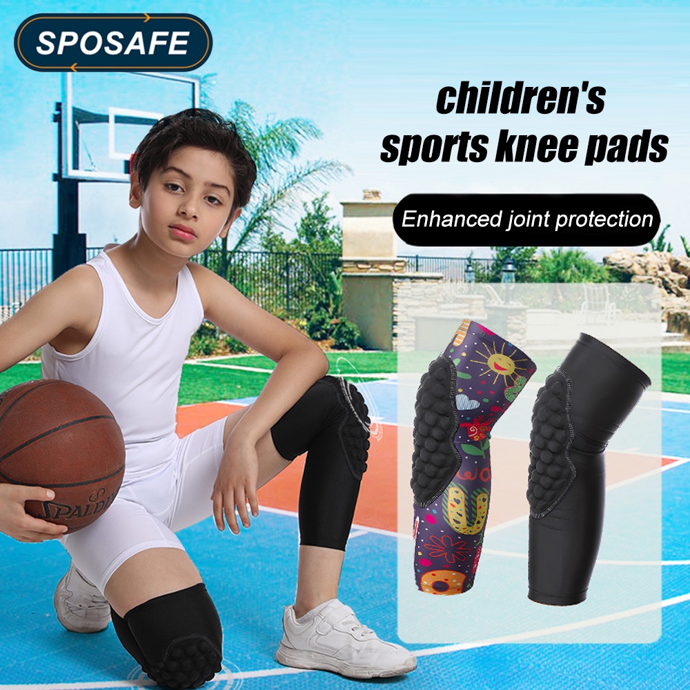 SPOSAFE 1PCS kids knee pad knee compression sleeve for basketball ...