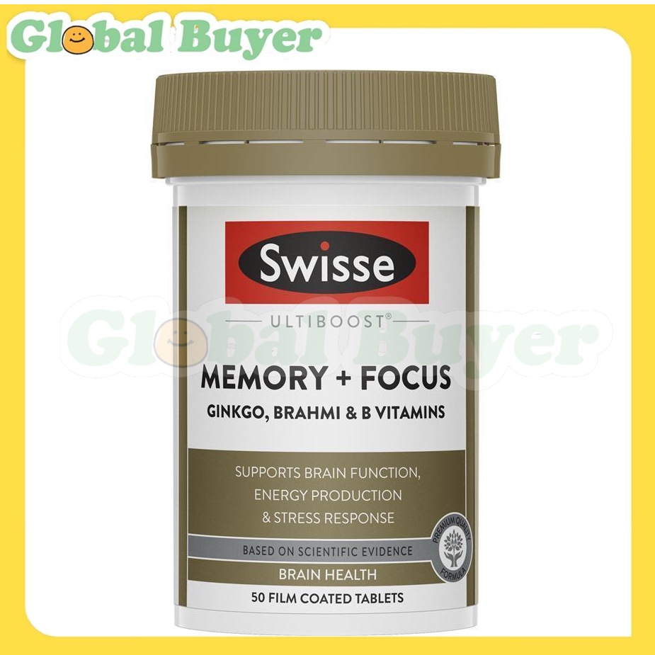 Swisse Ultiboost Memory + Focus 50 Tablets | Shopee Philippines
