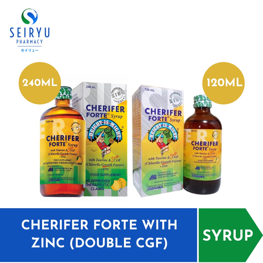 CHERIFER FORTE WITH ZINC SYRUP (DOUBLE CGF) | Shopee Philippines