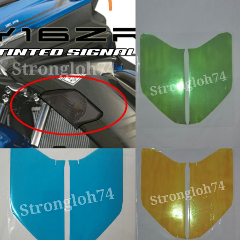 YAMAHA Y16 Y16ZR TAHUN 2021 TINTED SIGNAL STICKER | Shopee Philippines