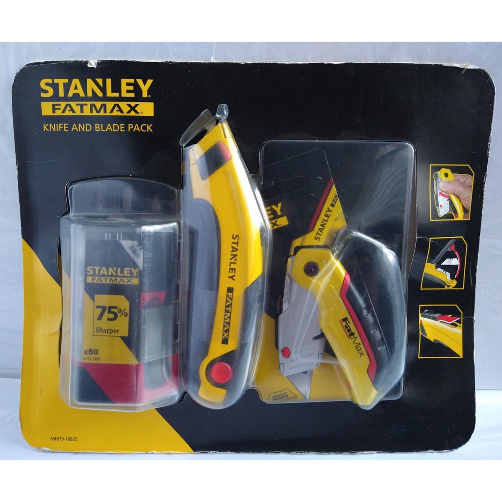 Stanley Fatmax Knife and Blade Set FMHT9-10825 | Shopee Philippines