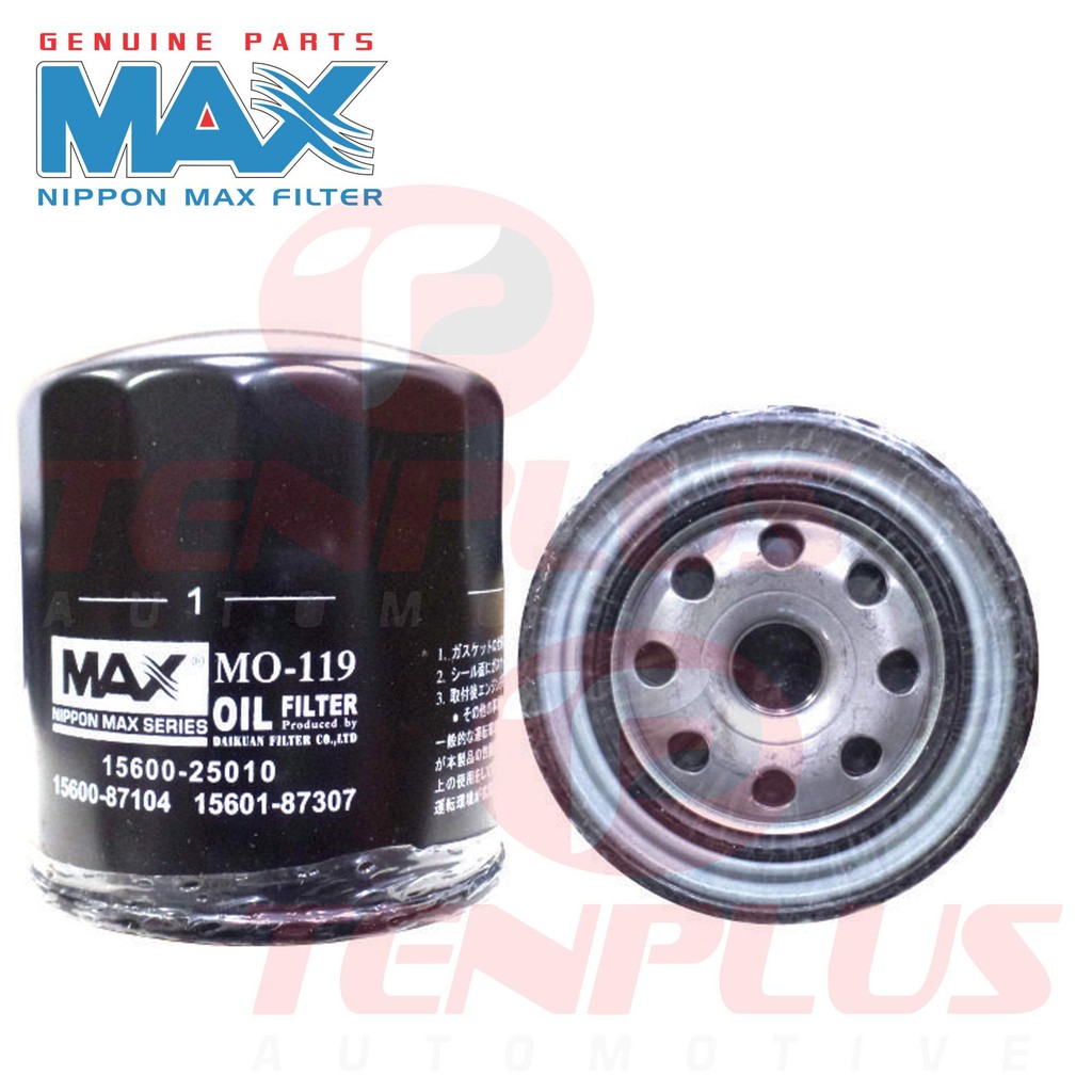 Max Oil Filter Toyota Hiace 1989-2004, Commuter 1989-2003, Corolla 1982 ...