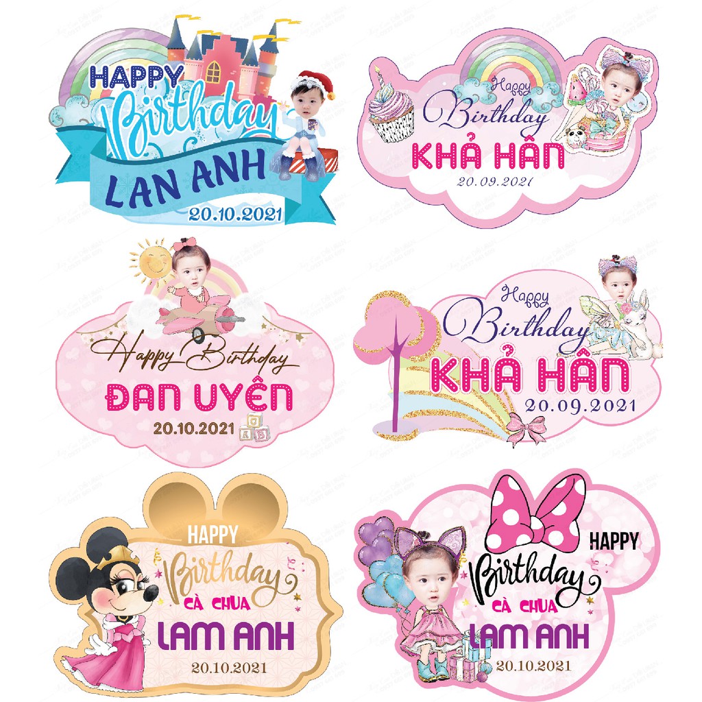 Name PLATE, CHIBI WALL BANNER - Birthday Decoration | Shopee Philippines