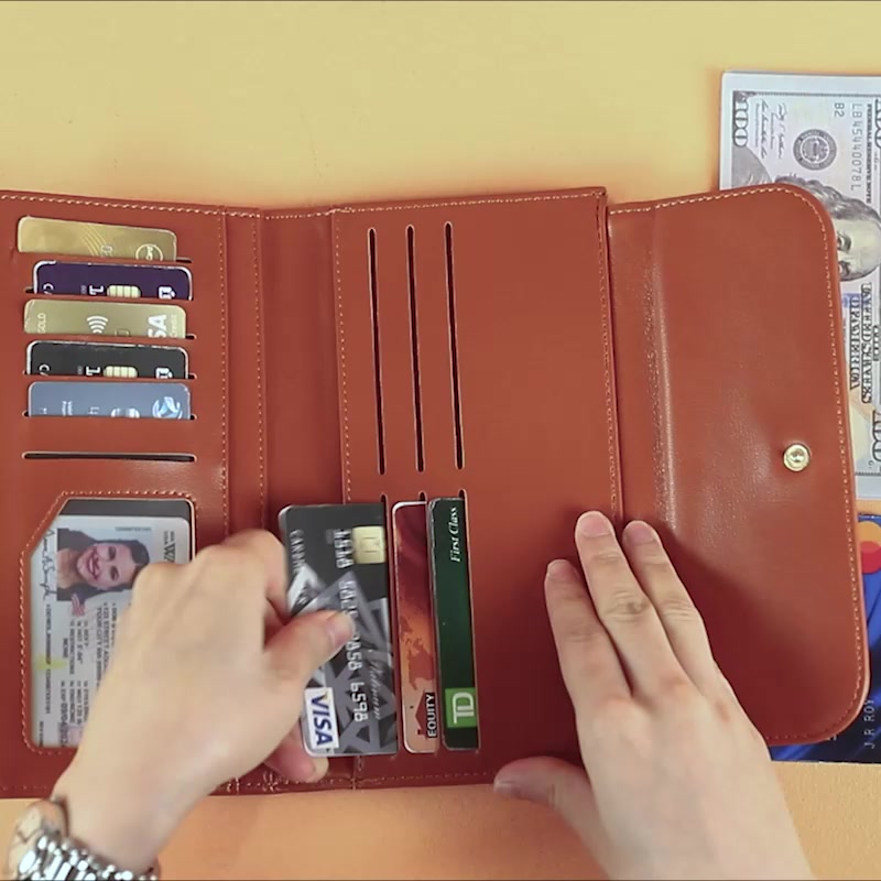 MOSSDOOM Women's Bag Dompet Wanita Simpel Panjang Simple Long Wallet ...