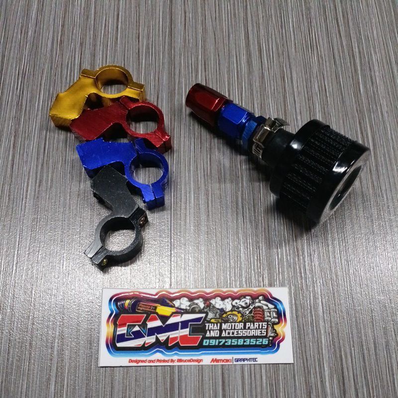 RAD FILTER SET ASSEMBLY 42MM/12MM OR BREATHER ONLY (RAIDER 150 FI OR ...