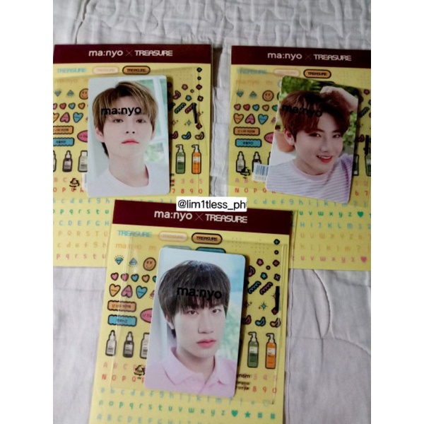 ONHAND TREASURE YOSHI JUNKYU YEDAM LOVELY DAYS MANYO PHOTOCARD AND ...