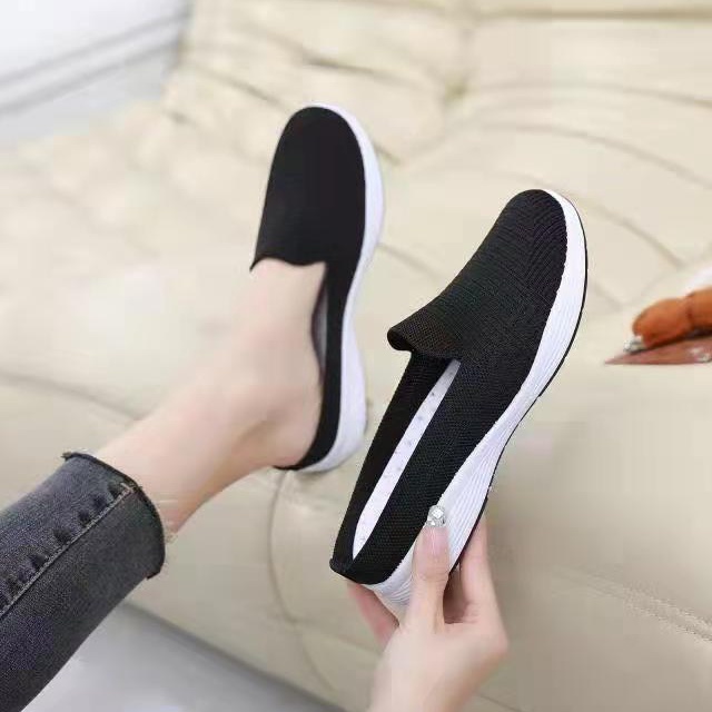 Half Shoes for women low cut slip on shoes Casual fashion breathable ...