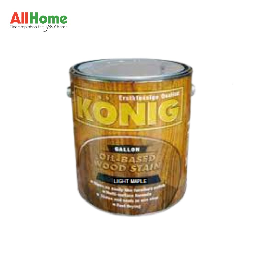KONIG WOODSTAIN LIGHT MAPLE (GALLON) | Shopee Philippines