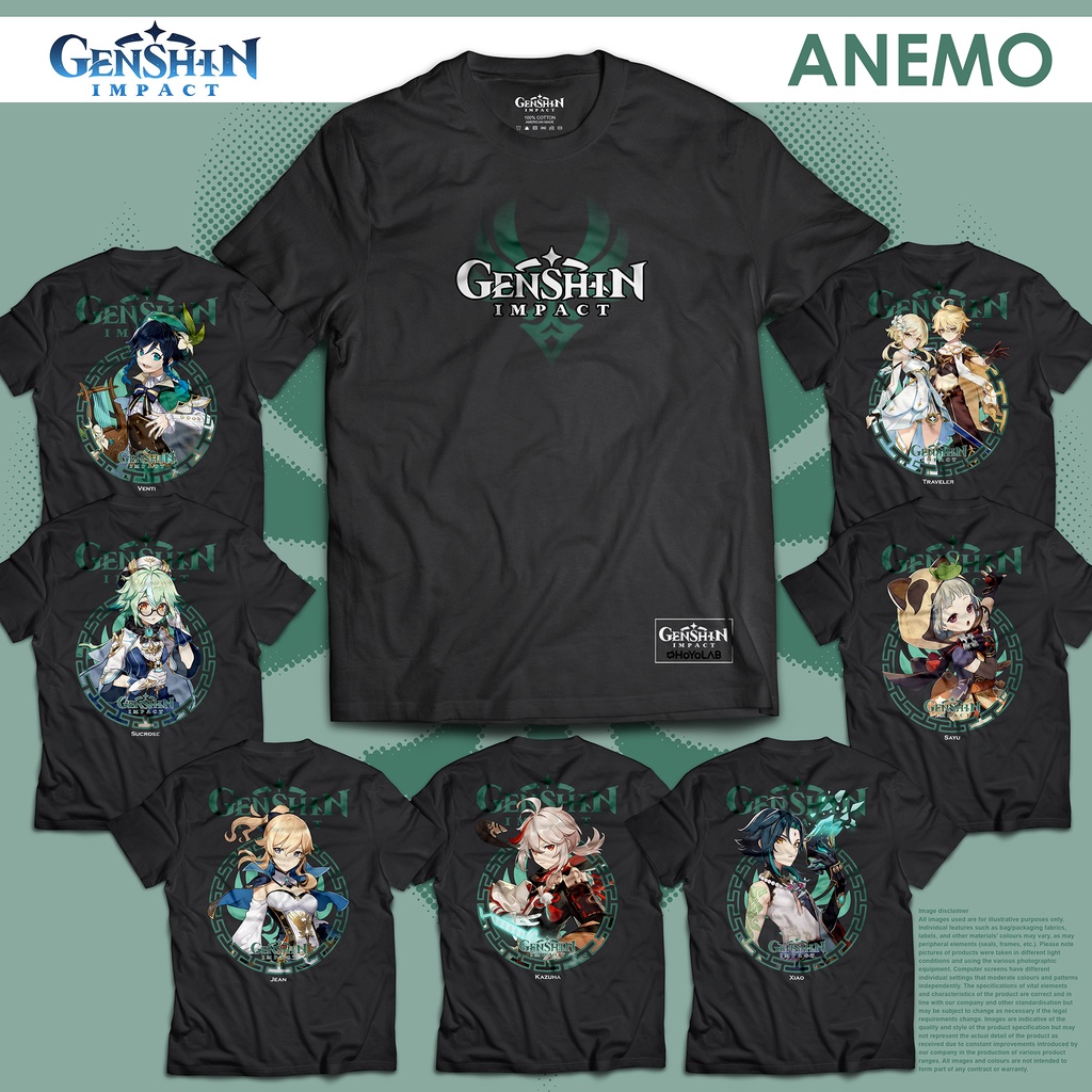 Ztore Console Genshin Impact Anemo Characters Collection Gaming Cotton ...