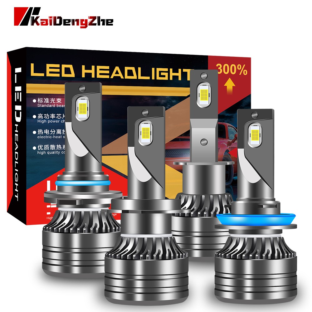 2Pieces 12LED High Low Beam H1 H3 H4 H7 H8 H9 H11 HB3 9005 HB4 9006 9012 Super Bright Spotlight ...