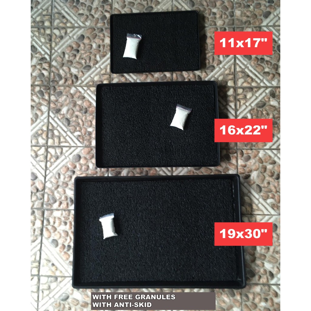 ANTI-SLIP DISINFECTING FOOT MAT SET WITH FREE GRANULES FOR CAR AND ...