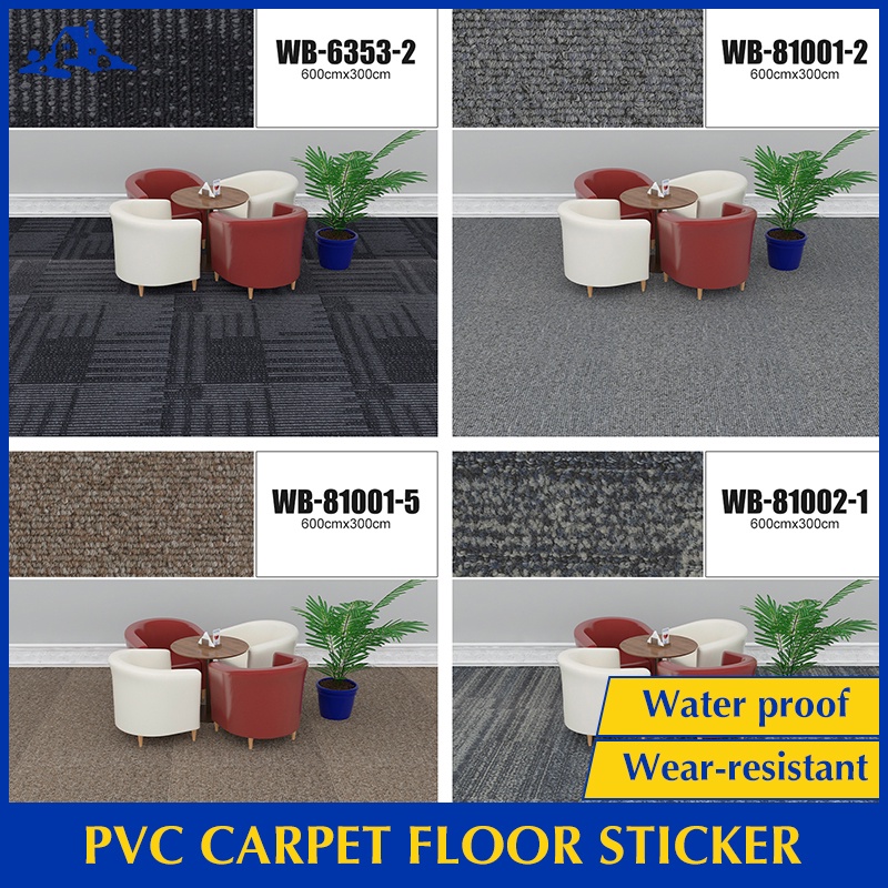 Vinyl Floor Sticker Carpet Pattern Design 60x30cm Self Adhesive ...