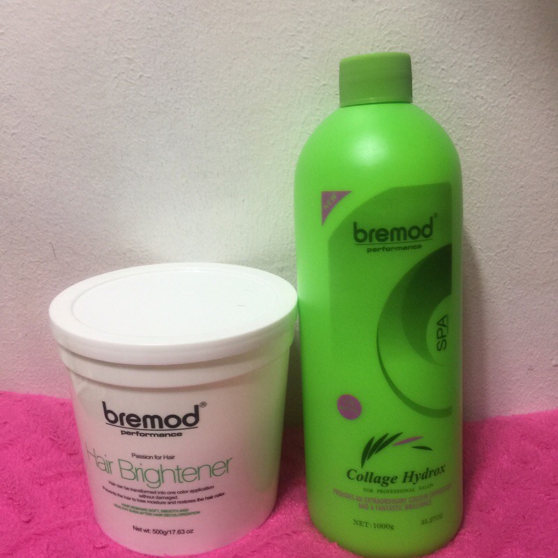 BREMOD Hair Brightener and Oxidizer Set | Shopee Philippines