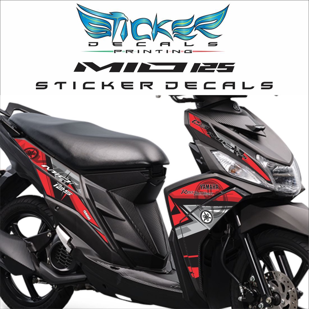 Mio i 125 Sticker Decals | Shopee Philippines