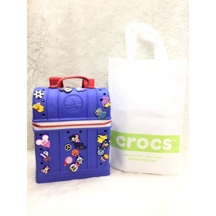De2 Crocs Waterproof jelly backpack for kids with free 20 jibbits on ...