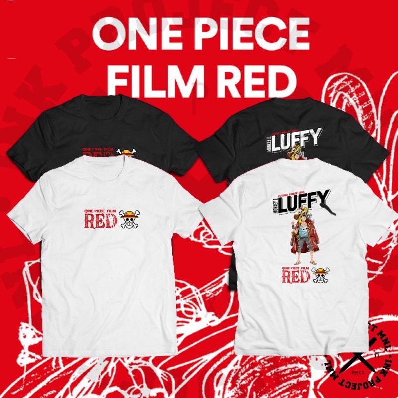 One Piece Film Red Luffy Shirt by Ink Project MNL | Shopee Philippines