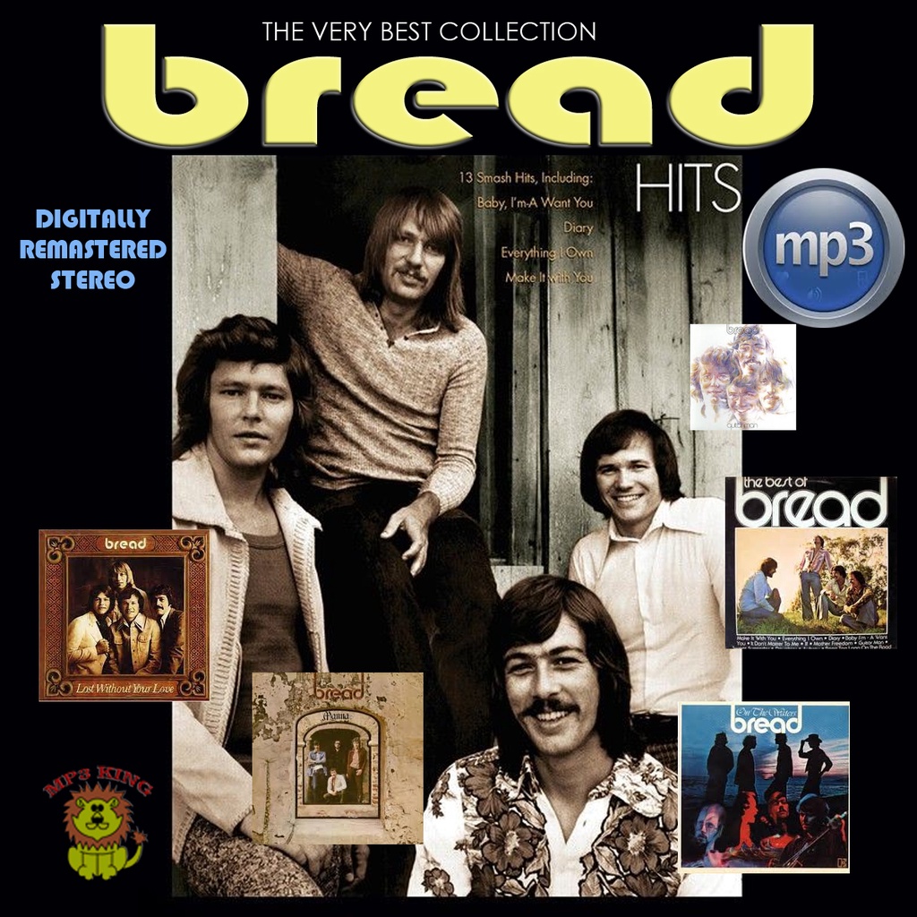 BREAD MP3 music CD for PCCDROM and compatibles. | Shopee Philippines