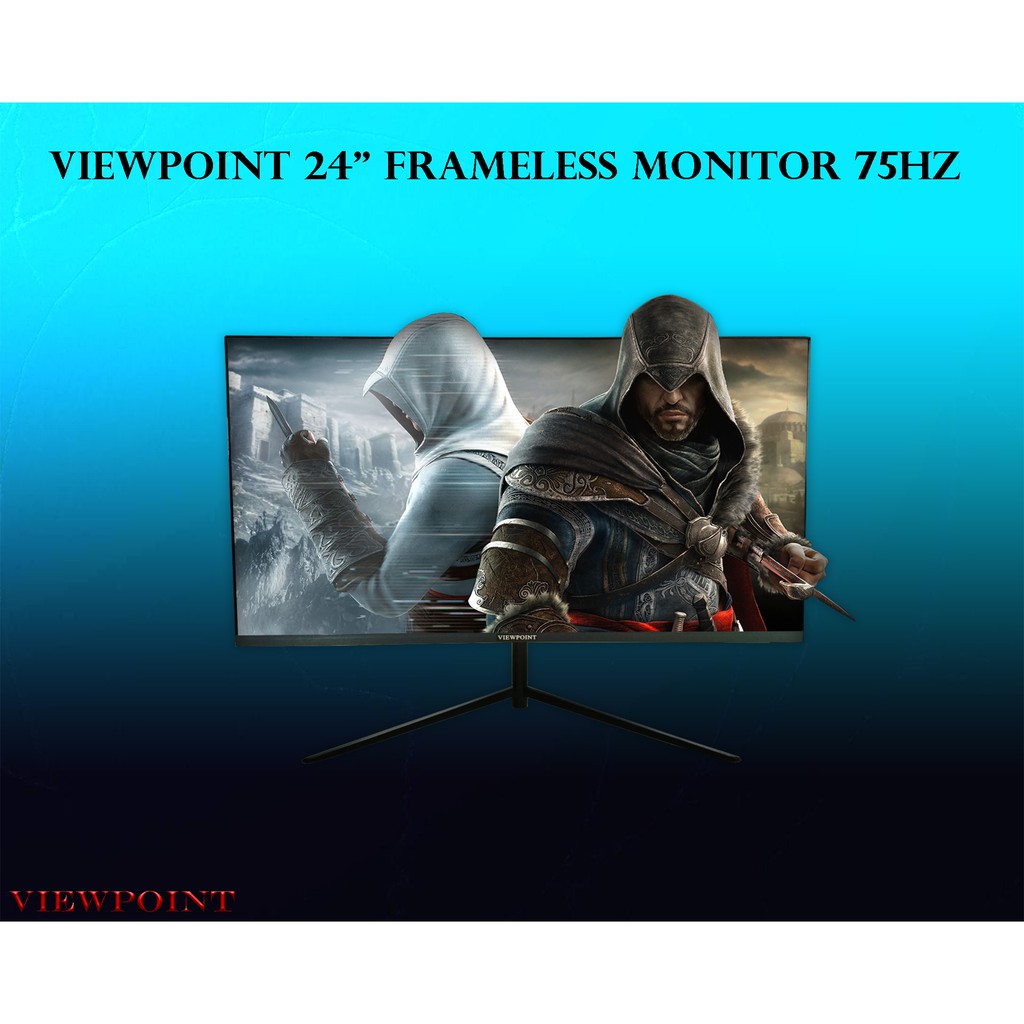 VIEWPOINT FHD-24S1 24" FRAMELESS MONITOR 75hz | Shopee Philippines
