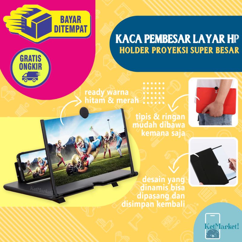 HP LAYAR Mobile PHONE SCREEN MAGNIFIER - MOBILE PHONE Magnifying Glass ...