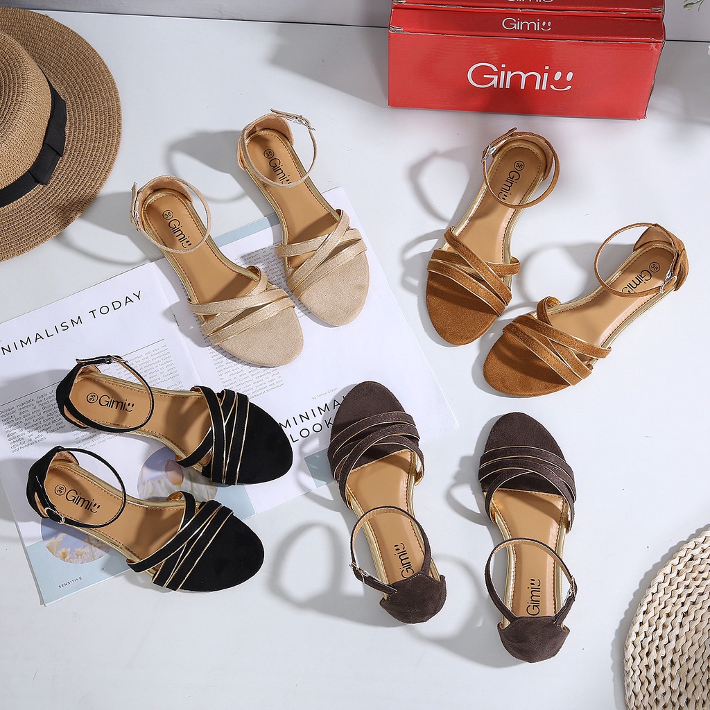 【AhSin】sandals women Ladies casual Korean version of the trend flat ...