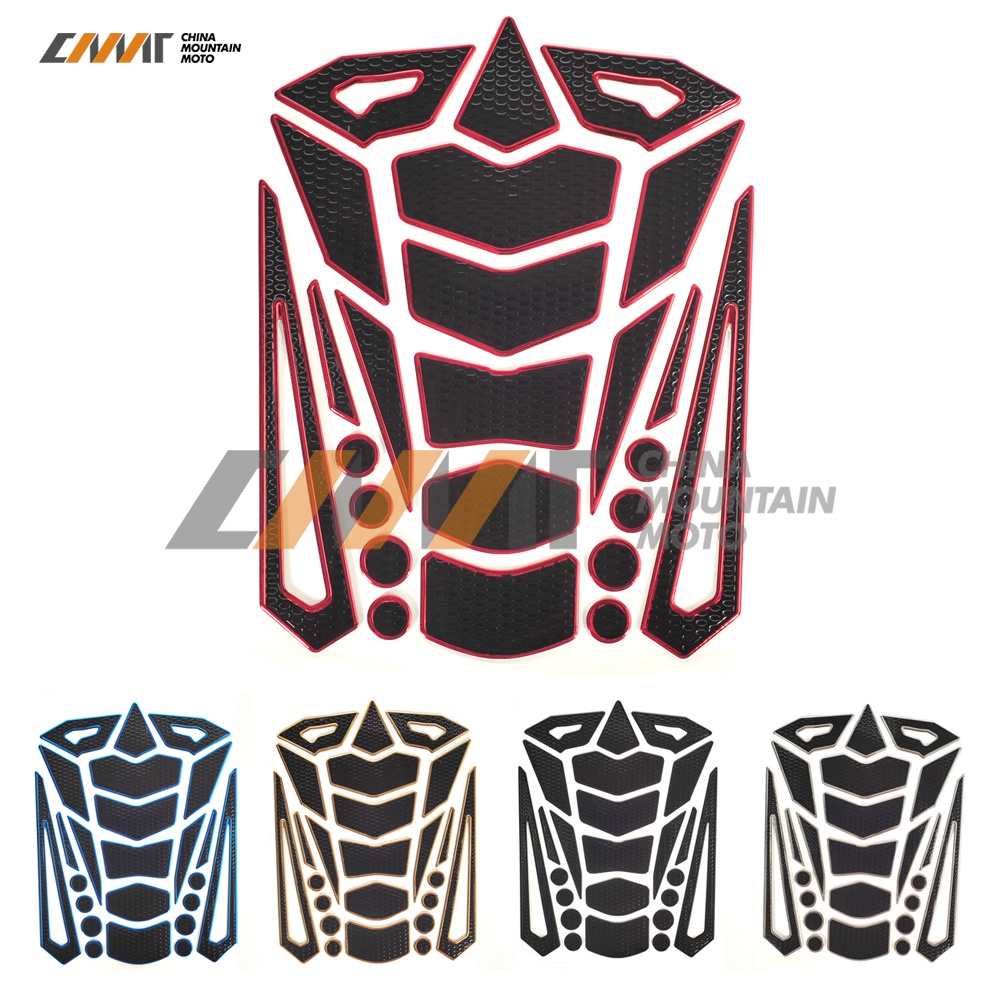 Jk Motorcycle 3d Rubber Sticker Gas Fuel Oil Tank Pad Protector Cover