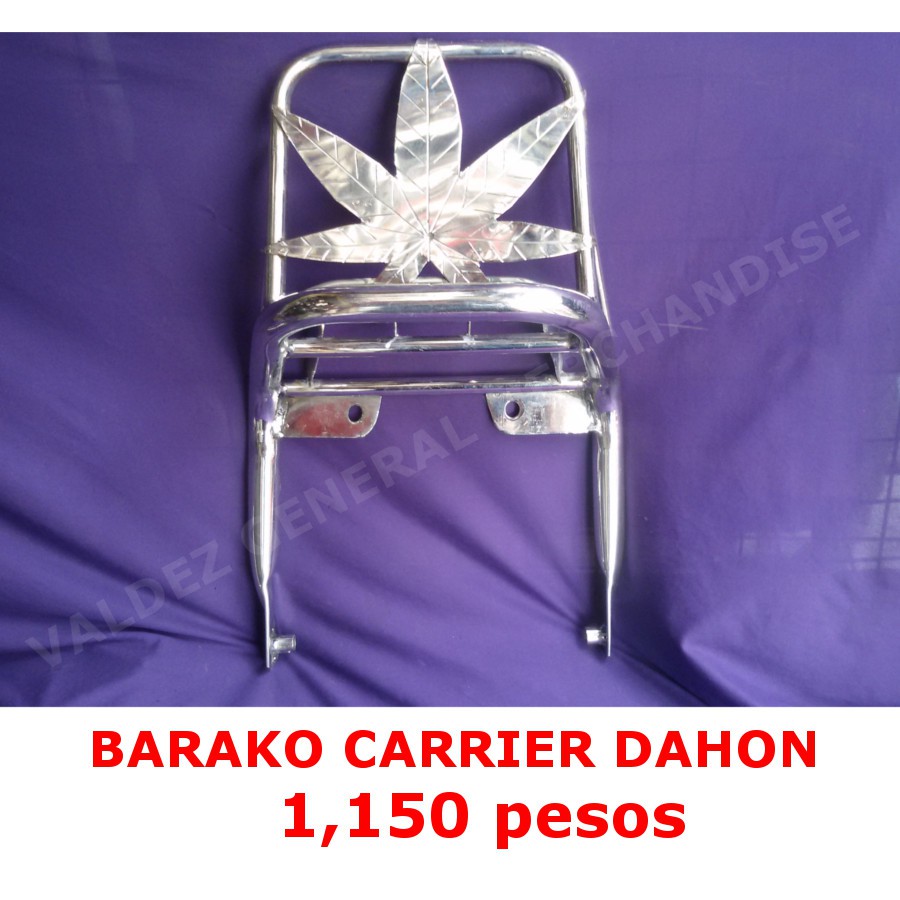 Barako 175 Carrier Stainless, Backrest Dahon , Hindi puwede sa 2022 ...