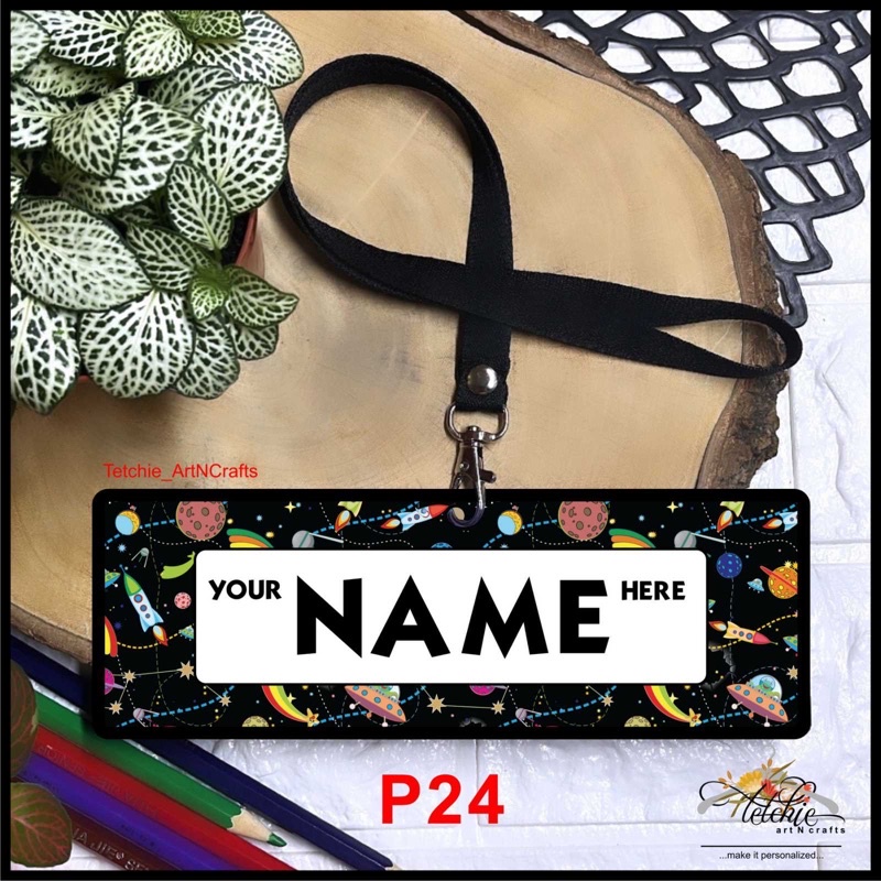 PVC NAME TAGS FOR KIDS with detachable lace | Shopee Philippines