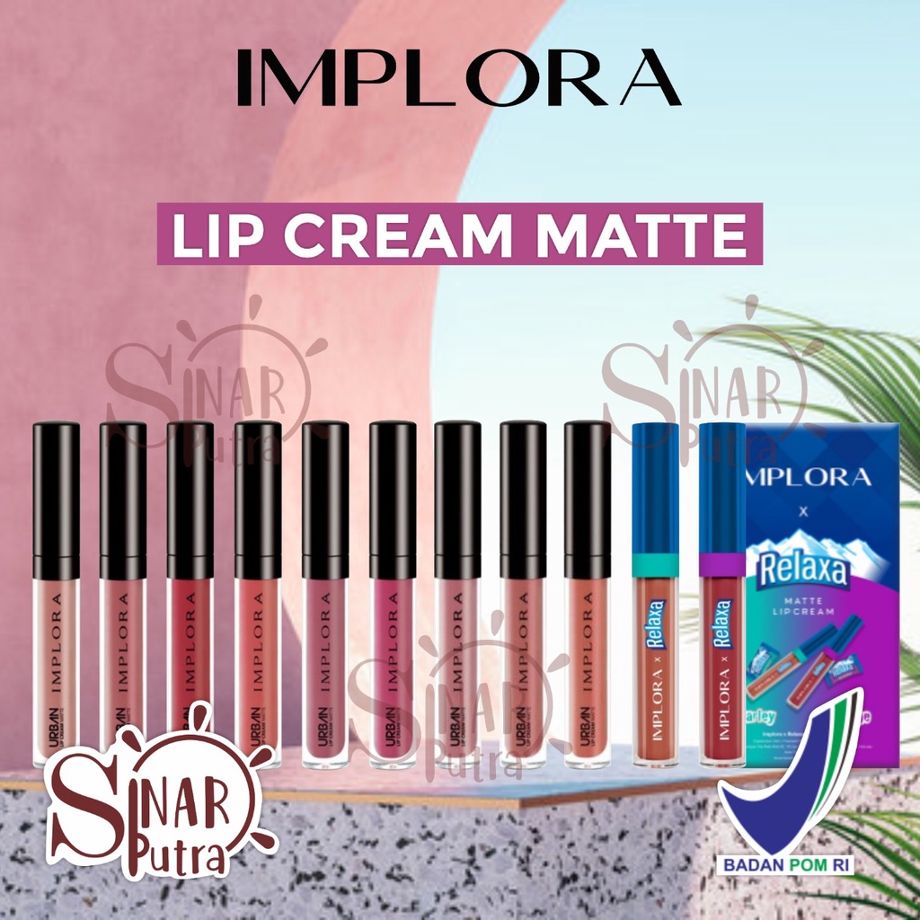 Implora Lip Matte Cream + [NEW Implora X Relaxa] | Shopee Philippines
