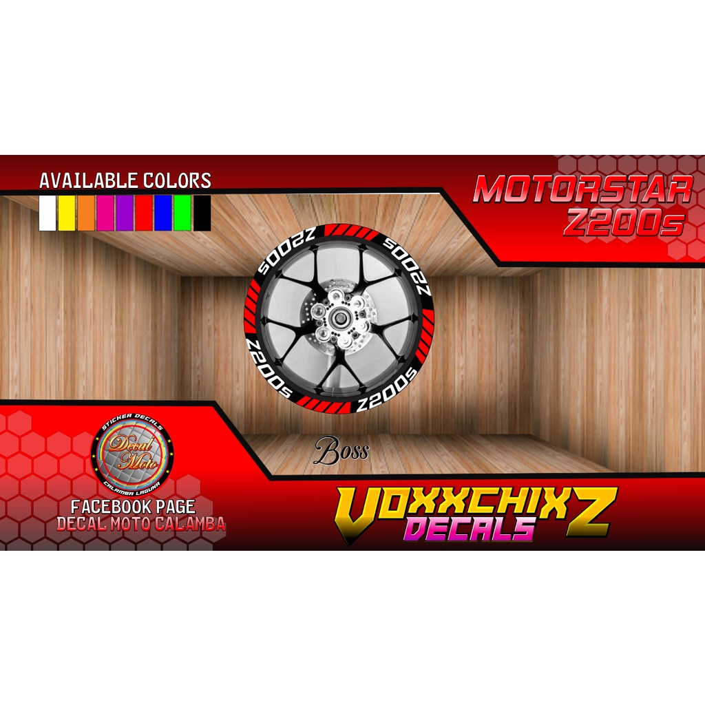 Decals Sticker,Decals Sticker for MotorStar Z200s Mags Decals | Shopee ...