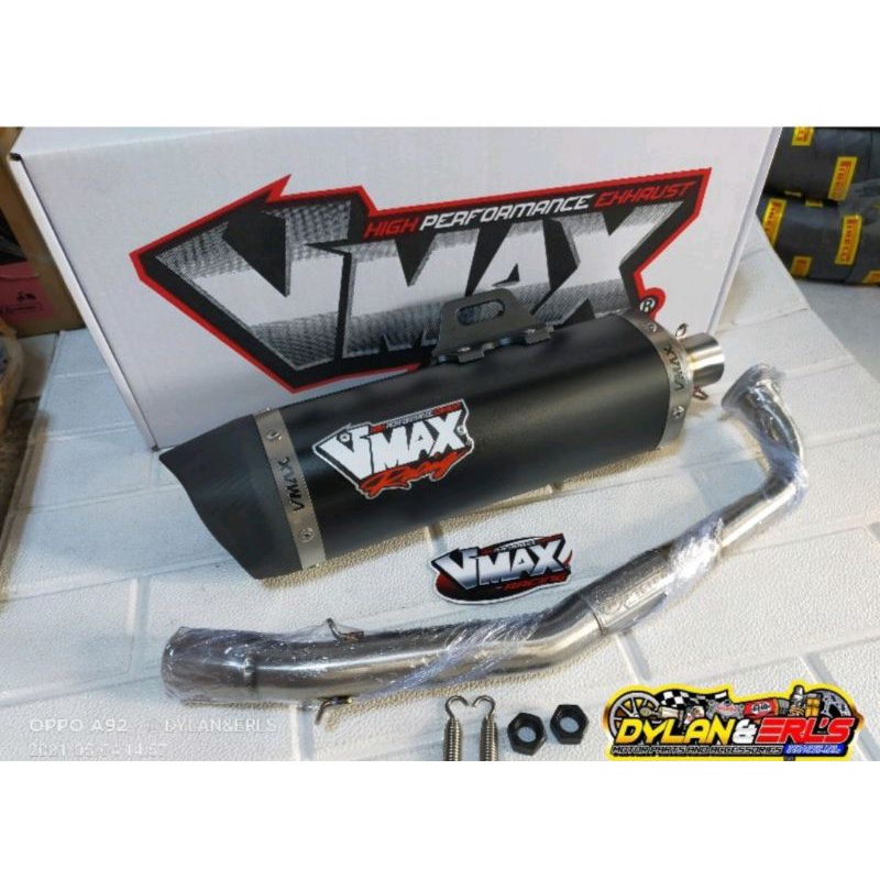 VMAX RACING POWER PIPE FOR AEROX 155 V1 / V2 | Shopee Philippines