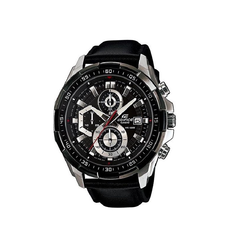Casio Edifice EFR-539L-1AV formal watch Strapp leather men's watch ...