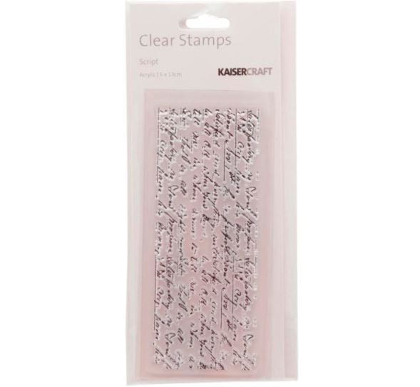 Script Texture Clear Stamps 2"X5" | Shopee Philippines