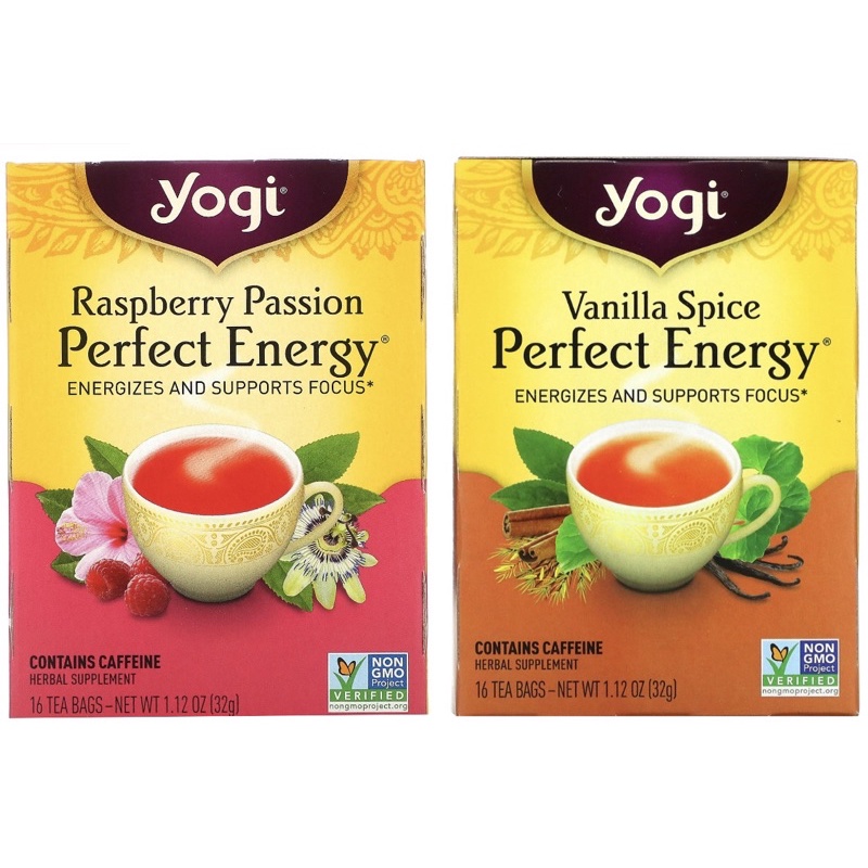 Yogi Tea, Perfect Energy, Vanilla Spice & Raspberry | Shopee Philippines