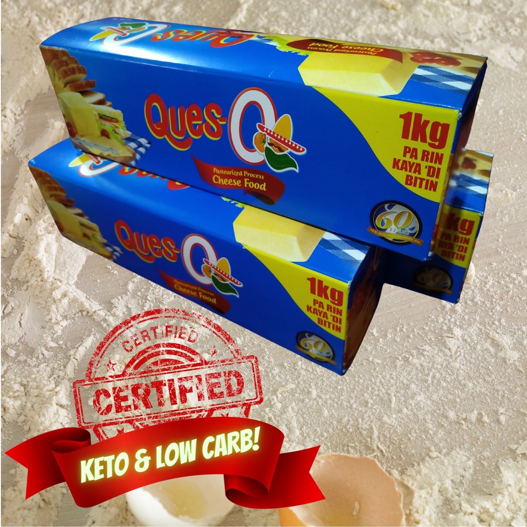 Queso (Ques-o 1KG) Cheese Food for Keto and Low Carb, Pasteurized ...