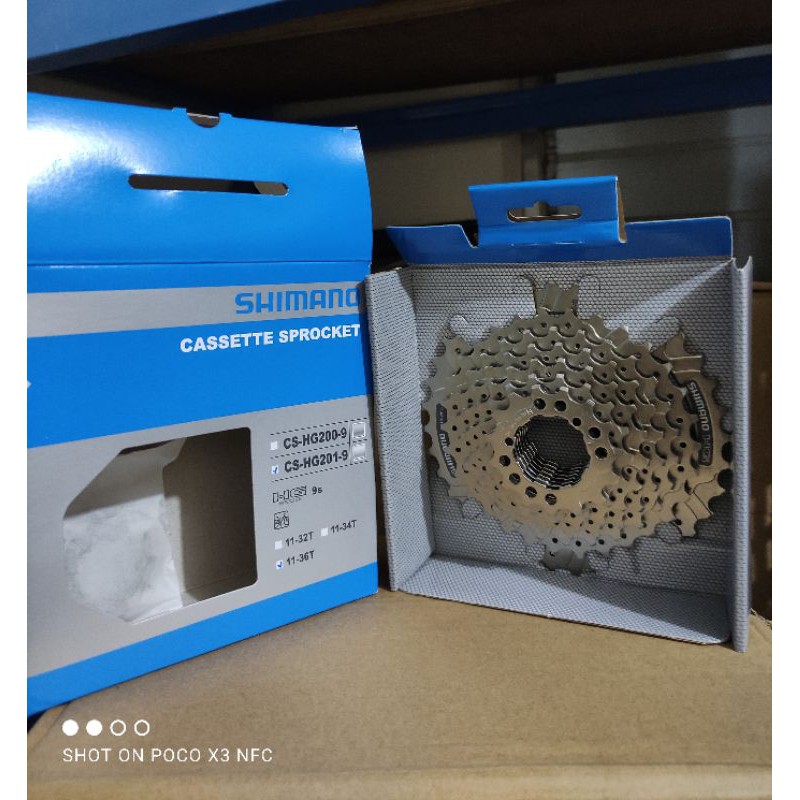 Shimano HG201 HG400 9 speed cogs cassette sprocket 11-36t 12-36t ...