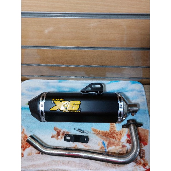 EXOS PIPE X-6 (Nmax Aerox,Click,Sporty,Soulty,Zoomer,Soul 125) | Shopee ...