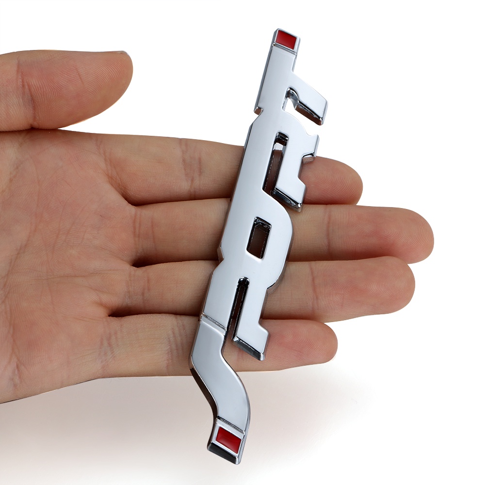 Car Accessories Sticker Styling Metal 3D Chrome Black Auto Car Trunk ...