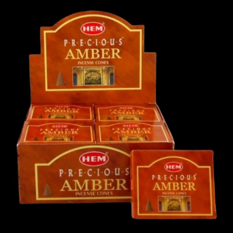 HEM Precious Amber Incense Cones | Shopee Philippines