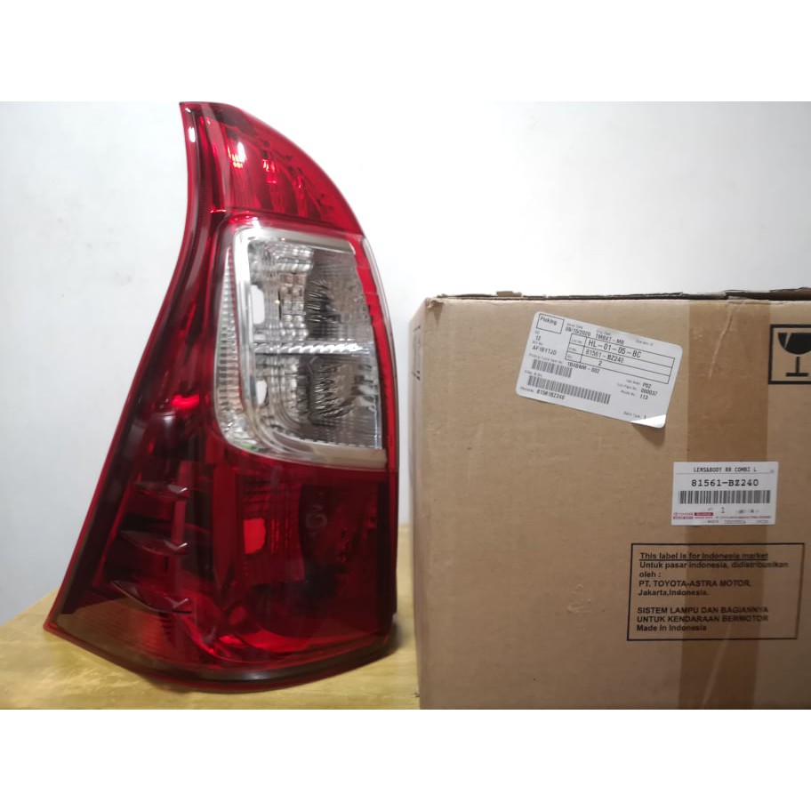 Toyota Avanza 2015 - 2018 Tail Lamp / Tail Light Left Hand / Driver ...
