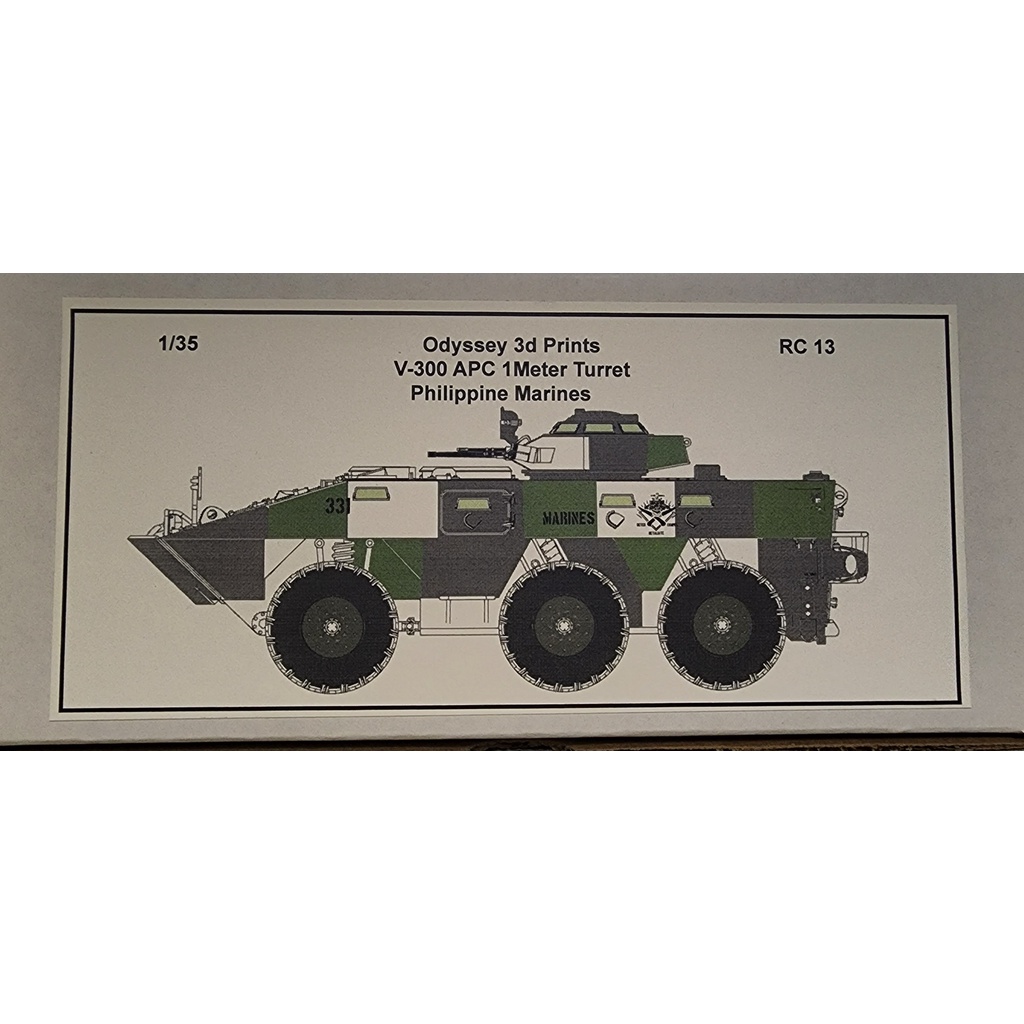 Odyssey 3D Print V-300 APC 1 meter Turret Philippine Marines | Shopee ...