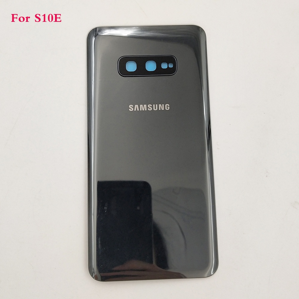 Original SAMSUNG Galaxy S10 SM-G973F S10+ Plus SM-G975F S10e G970F Back Battery Cover Rear Glass ...