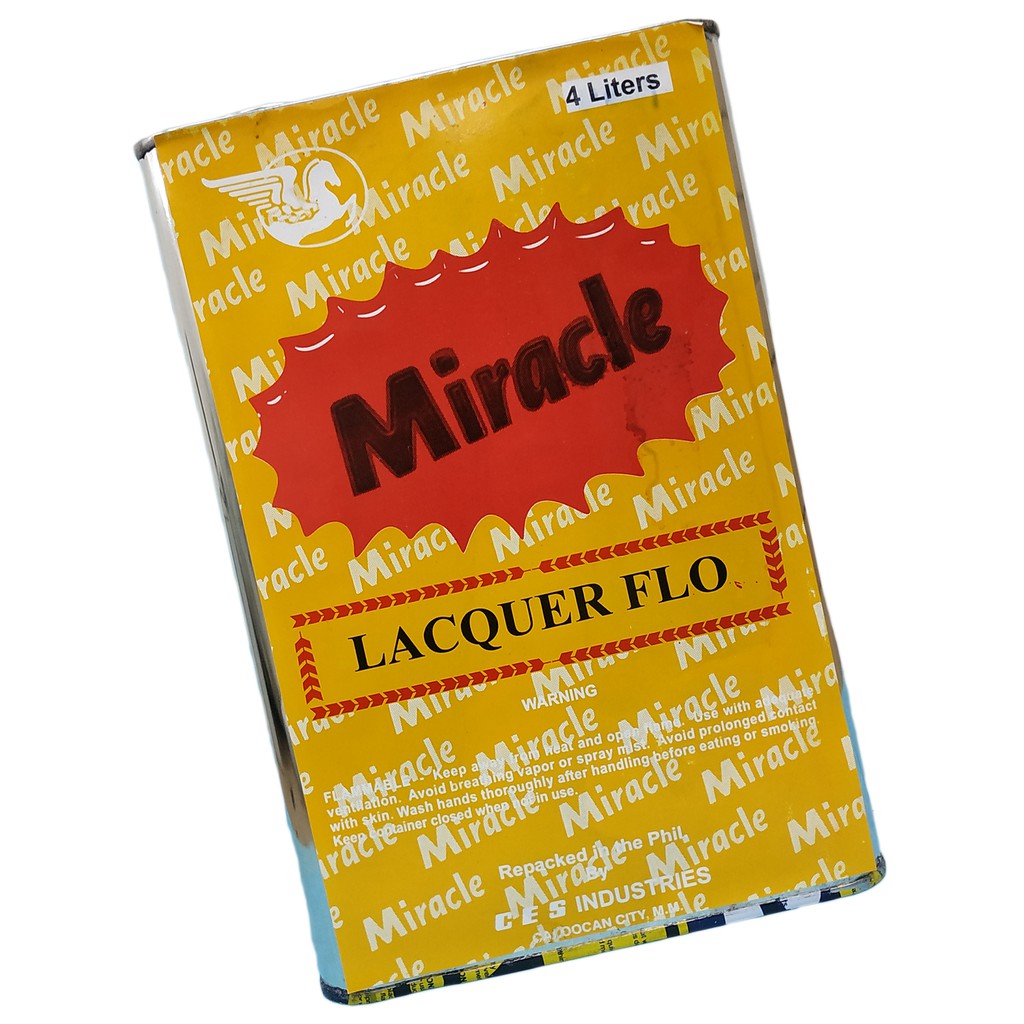 ( 4 LITER ) MIRACLE LACQUER FLO === 1 GALLON | Shopee Philippines