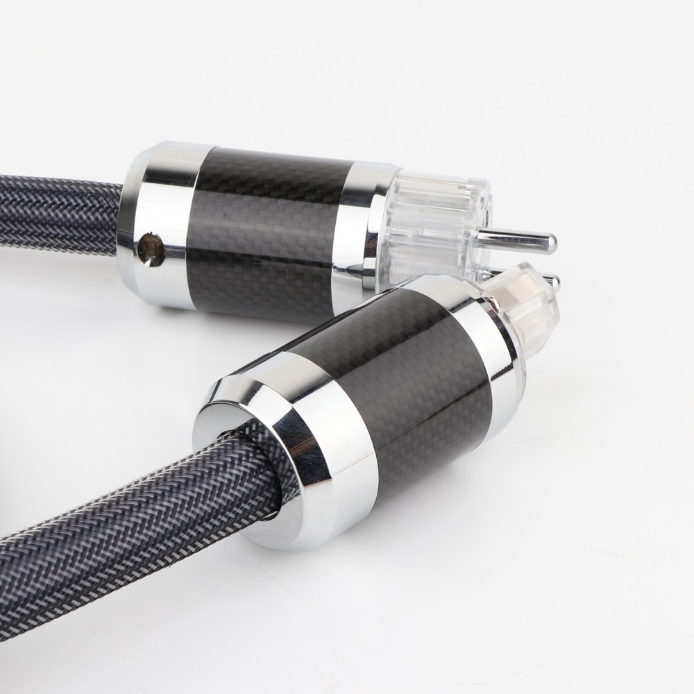 New D5038 Hi-End PCOCC copper power cable with Carbon fiber Rhodium ...